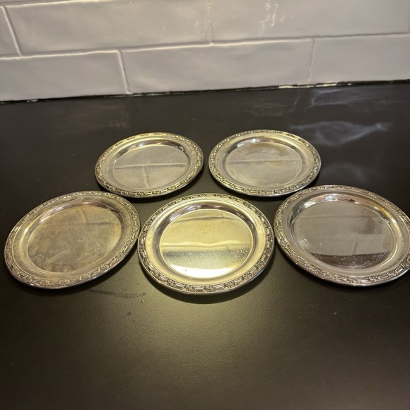 Oneida | Dining | Oneida Silversmith 55 Small Vintage Plates 5 6s ...